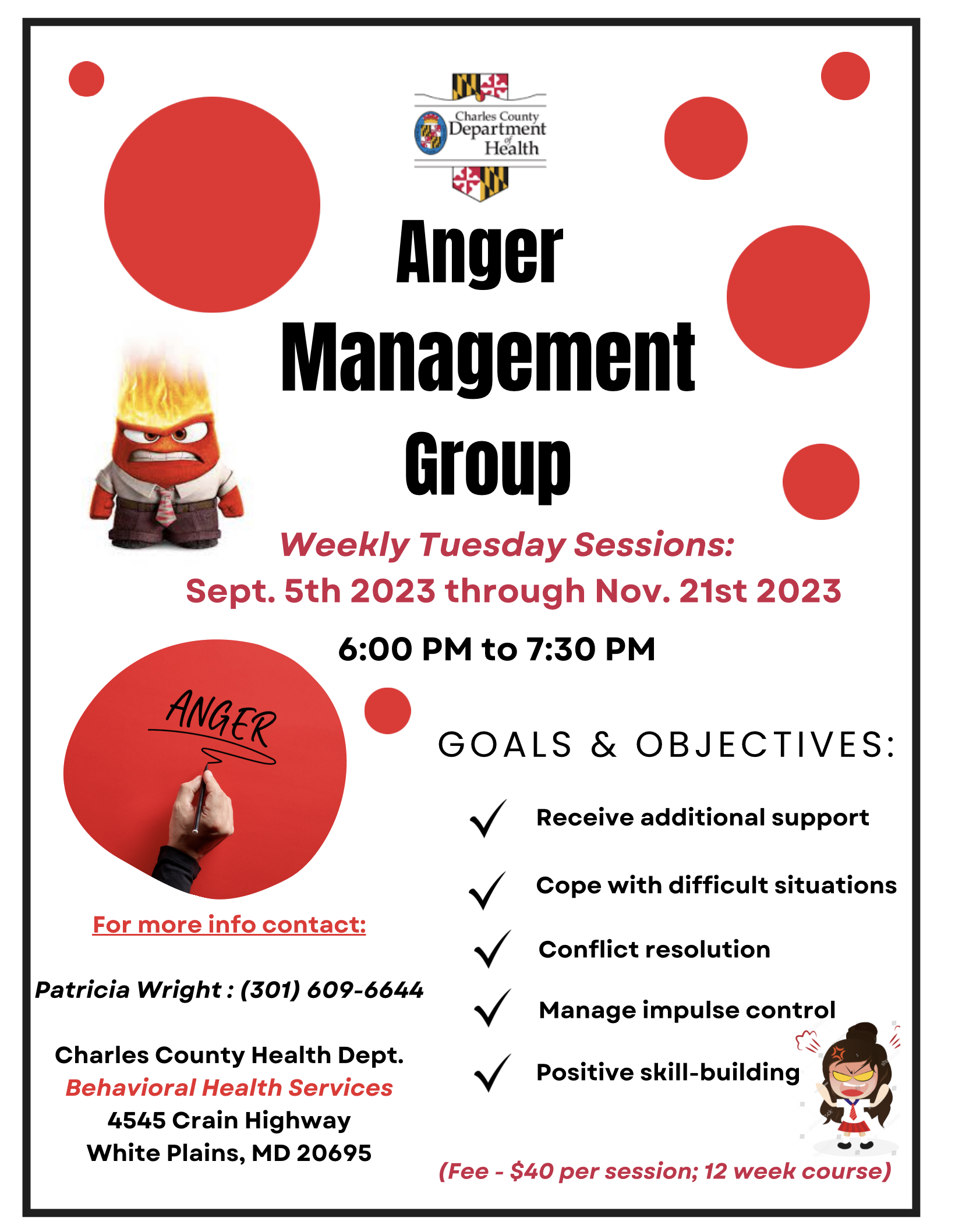 Mental Health Services – Charles County Department of Health