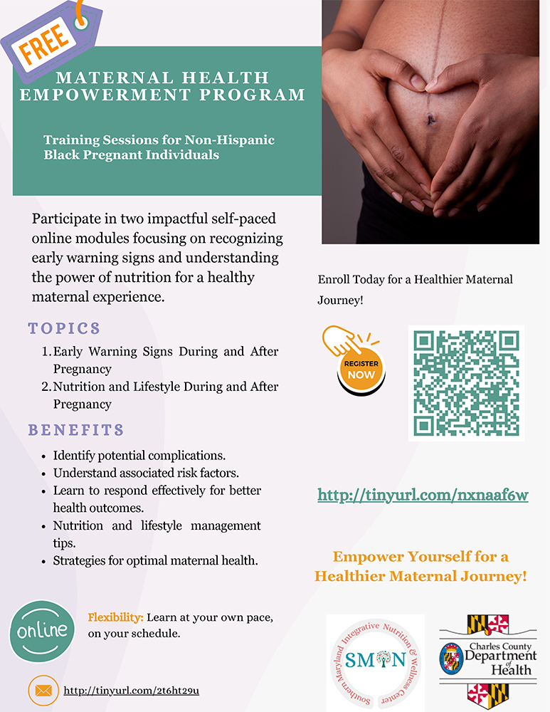 Maternal Health Empowerment Program - Charles County Department of Health